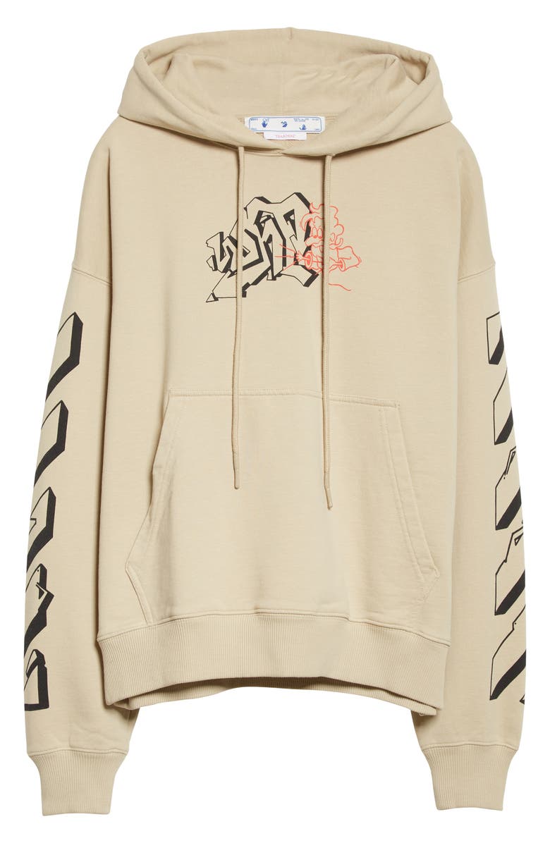 Off-White Men's Graffiti Outline Skate Hoodie | Nordstromrack