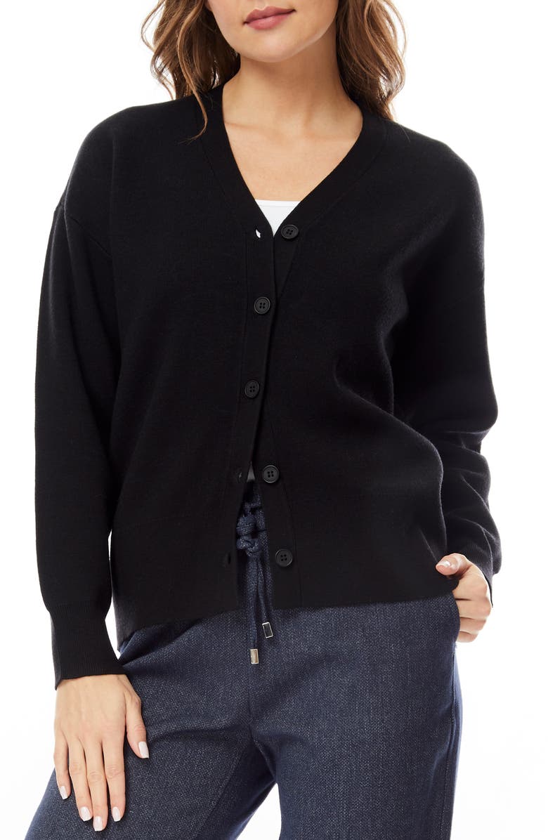 BY DESIGN Cher Double Knit Button-Up Cardigan | Nordstromrack