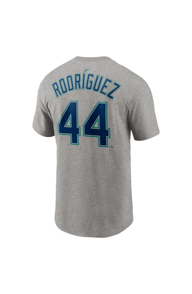 Nike Men's Nike Julio Rodriguez Heathered Gray Seattle Mariners Name ...