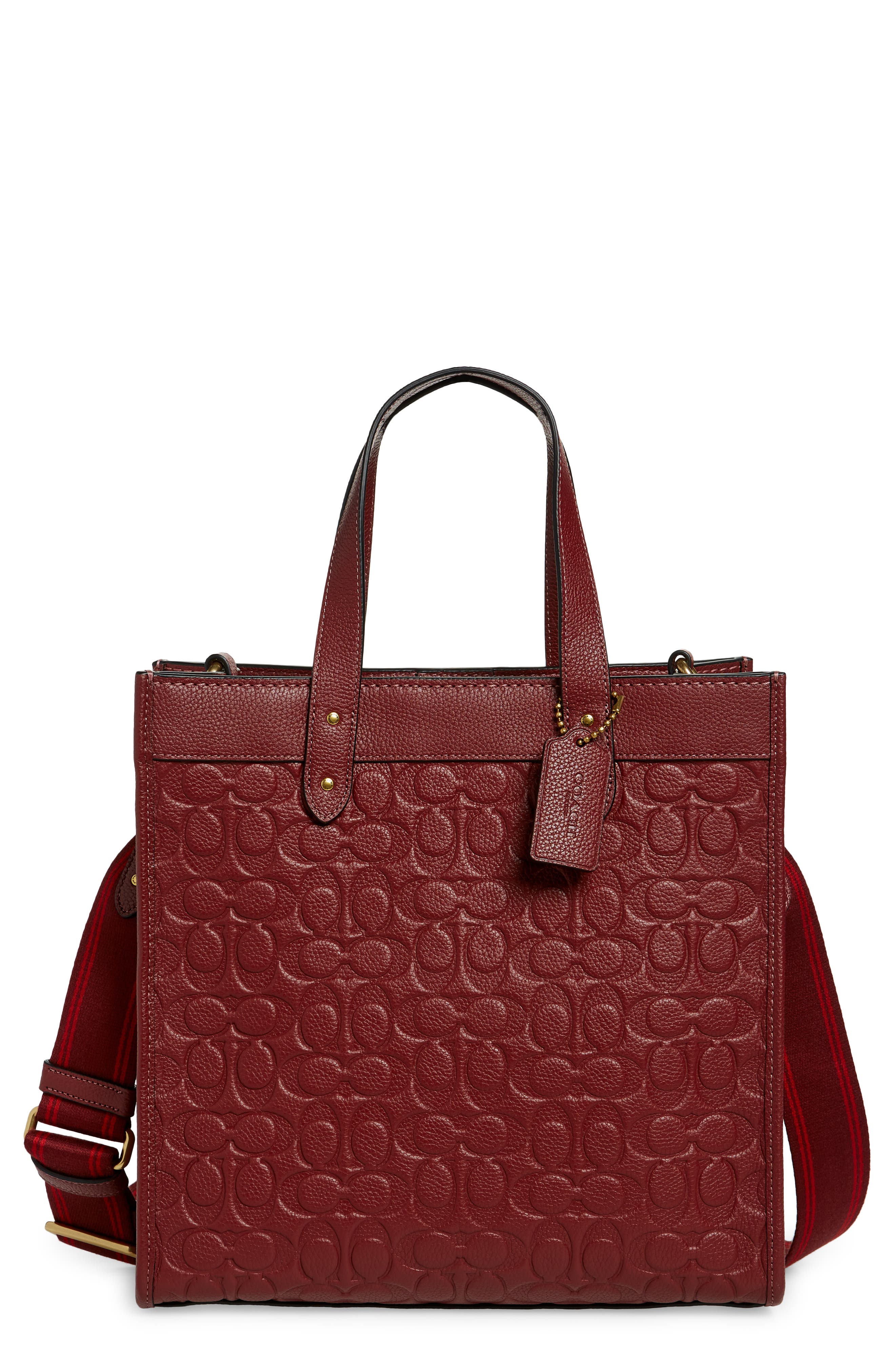 COACH Signature Leather Field Tote | Nordstromrack