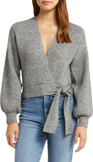 WAYF Sterling Wrap Sweater | Nordstromrack
