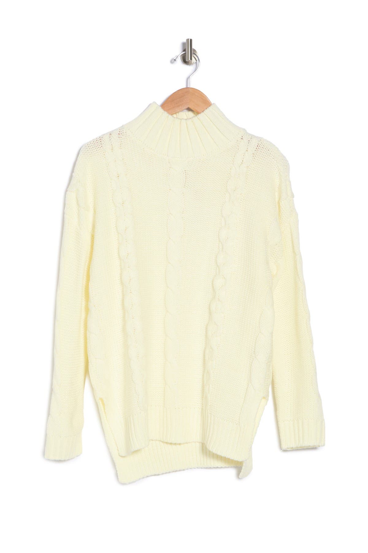 BB Dakota by Steve Madden Turtleneck Cable Knit Sweater | Nordstromrack