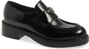 Prada Triangle Logo Loafer (Women) | Nordstrom