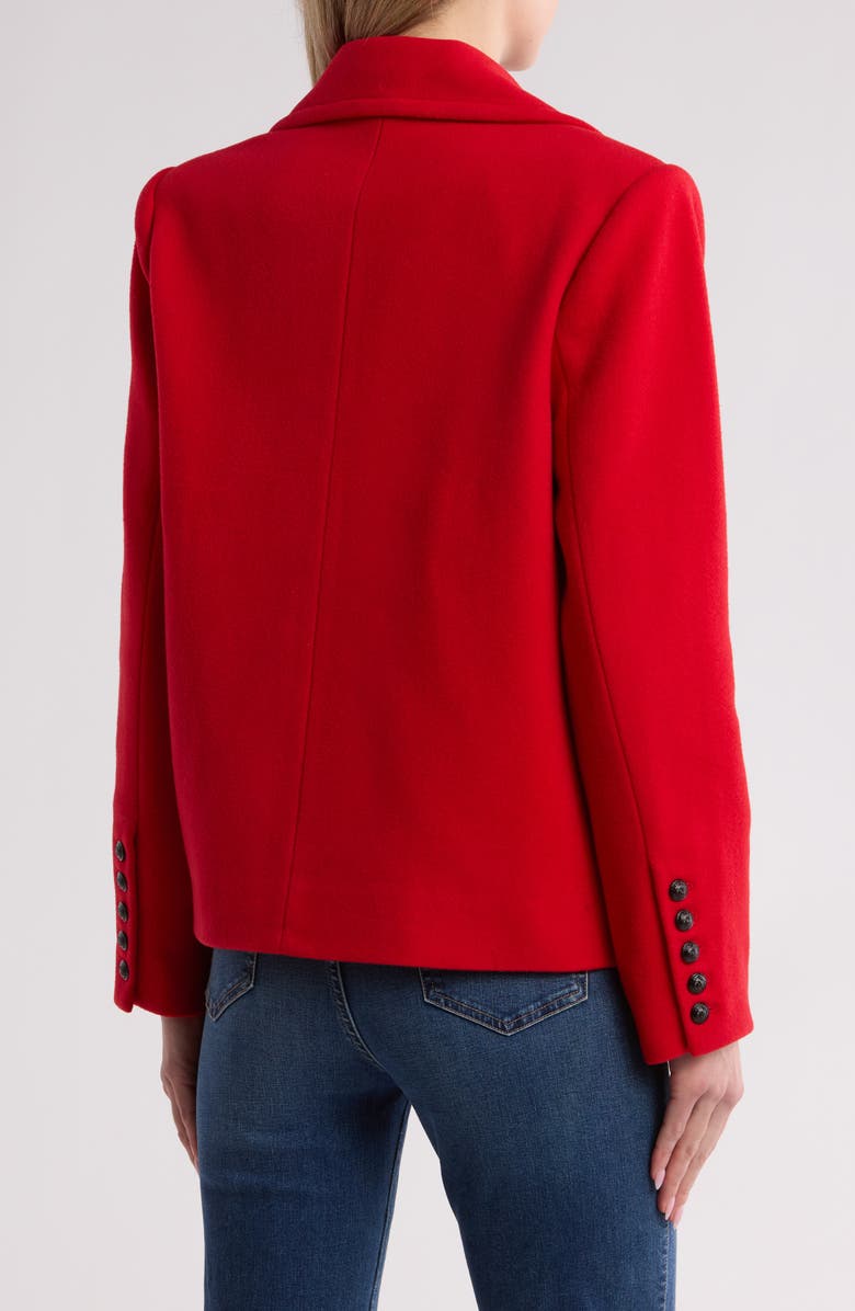 L'AGENCE Athens Crop Peacoat | Nordstromrack