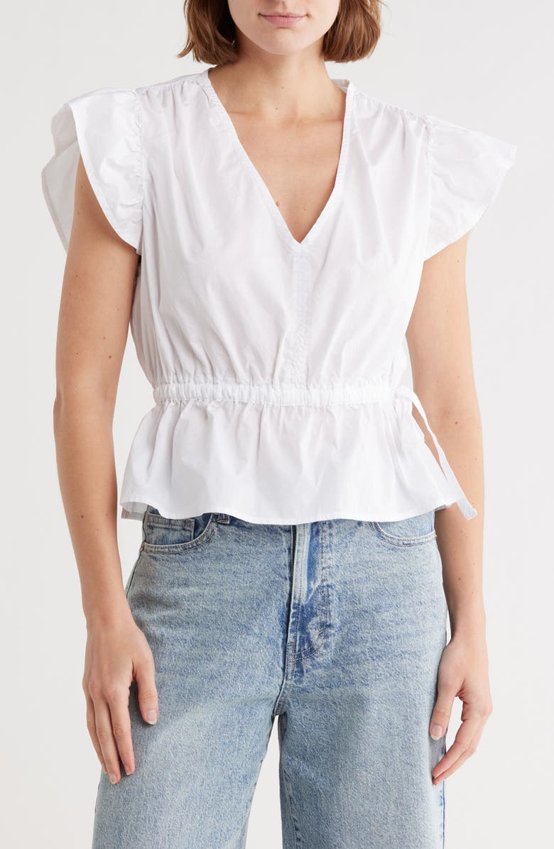 Habitual Flutter Sleeve V-Neck Top | Nordstromrack