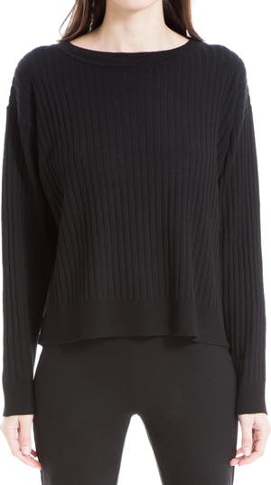 MAX STUDIO Ribbed Boxy Sweater | Nordstromrack