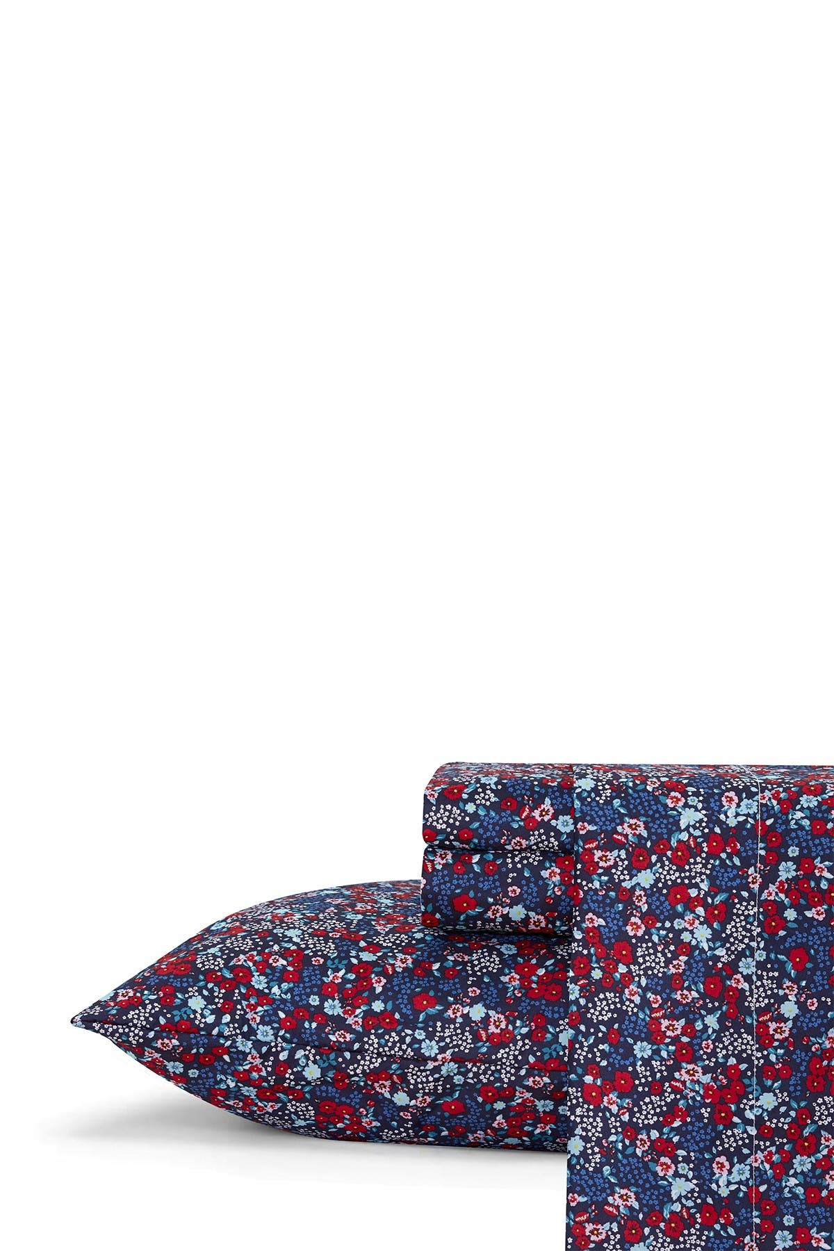 MELANGE HOME Vintage Navy Floral Queen Sheet Set | Nordstromrack