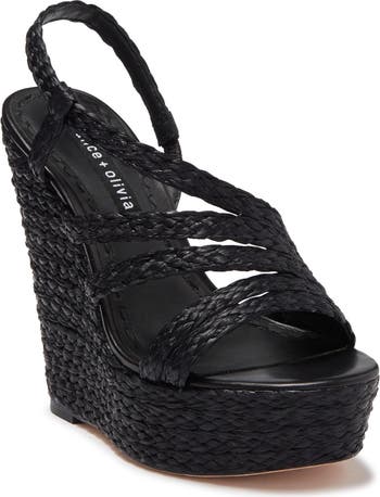 Alice + Olivia Tenley Espadrille Platform Wedge Sandal | Nordstromrack