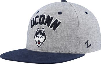 ZEPHYR Men's Zephyr Gray/Navy UConn Huskies High Cut Snapback Hat ...