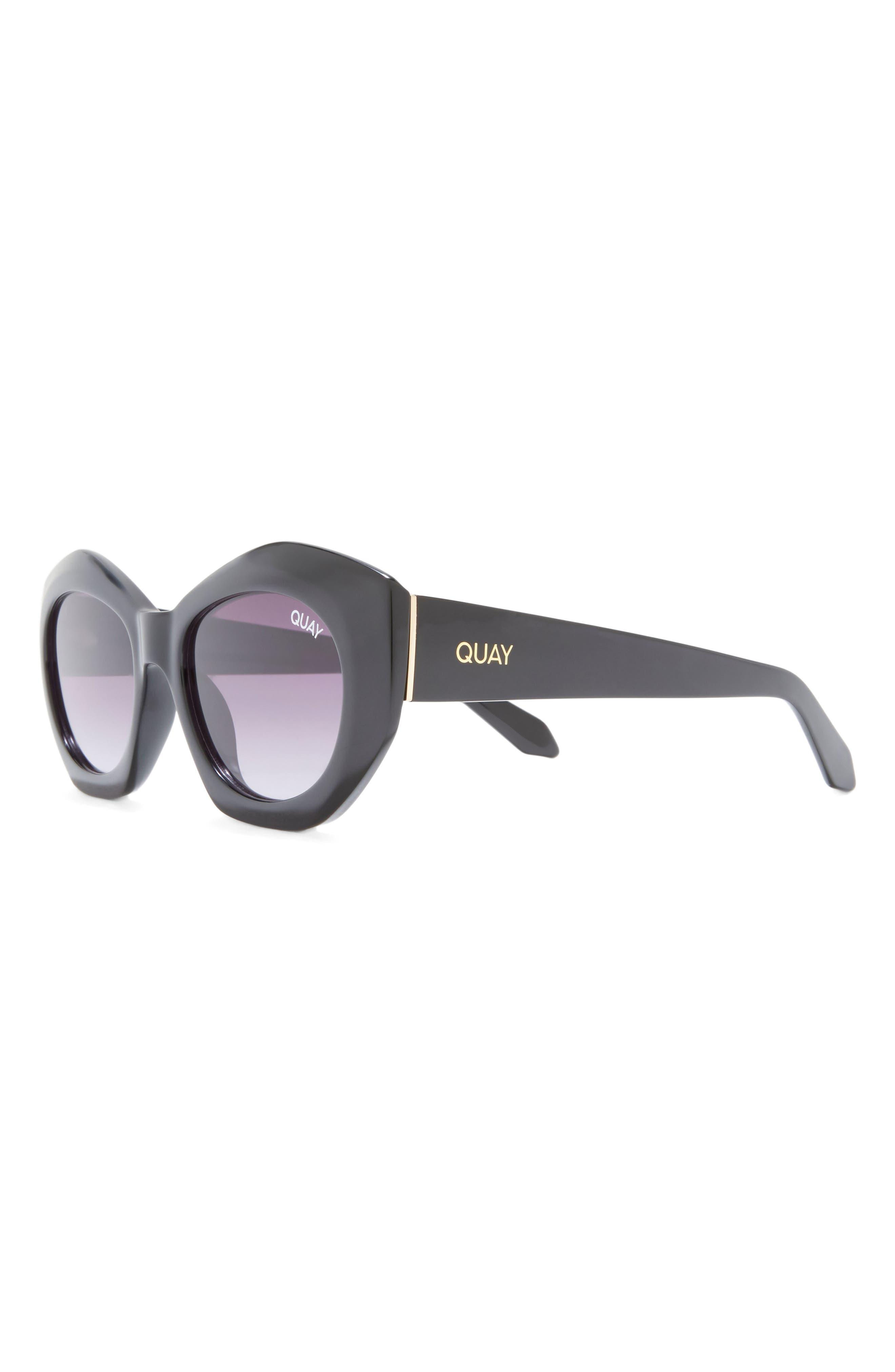 QUAY Real Me 42mm Gradient Cat Eye Sunglasses | Nordstromrack