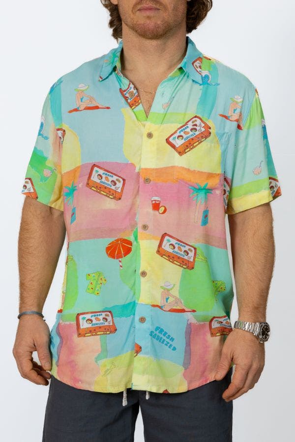 Baja Llama Fresh Squeezed - Nighthawk Button Up | Nordstrom