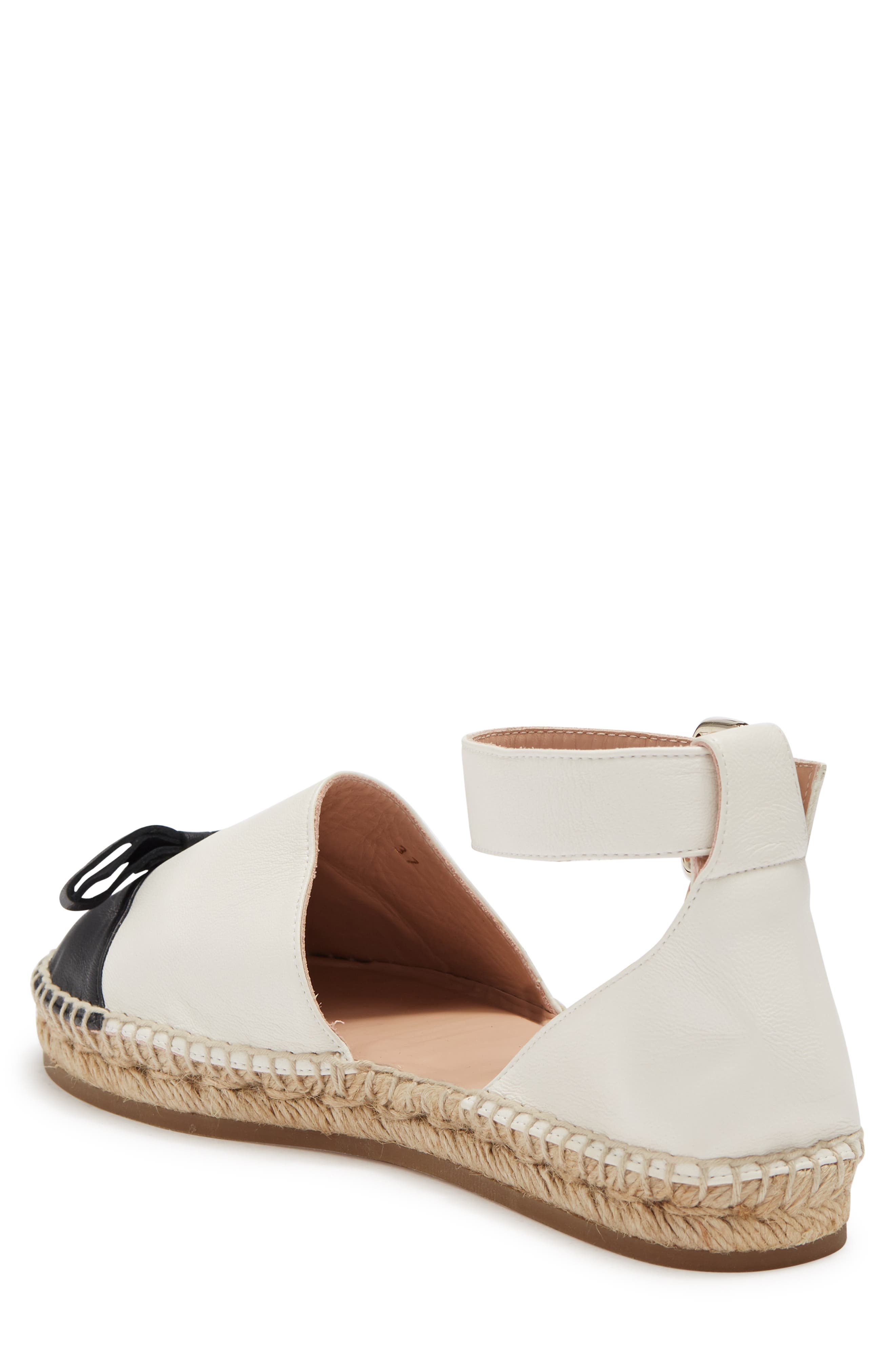 RED Valentino Cap Toe Bow Platform Espadrille (Women) | Nordstromrack