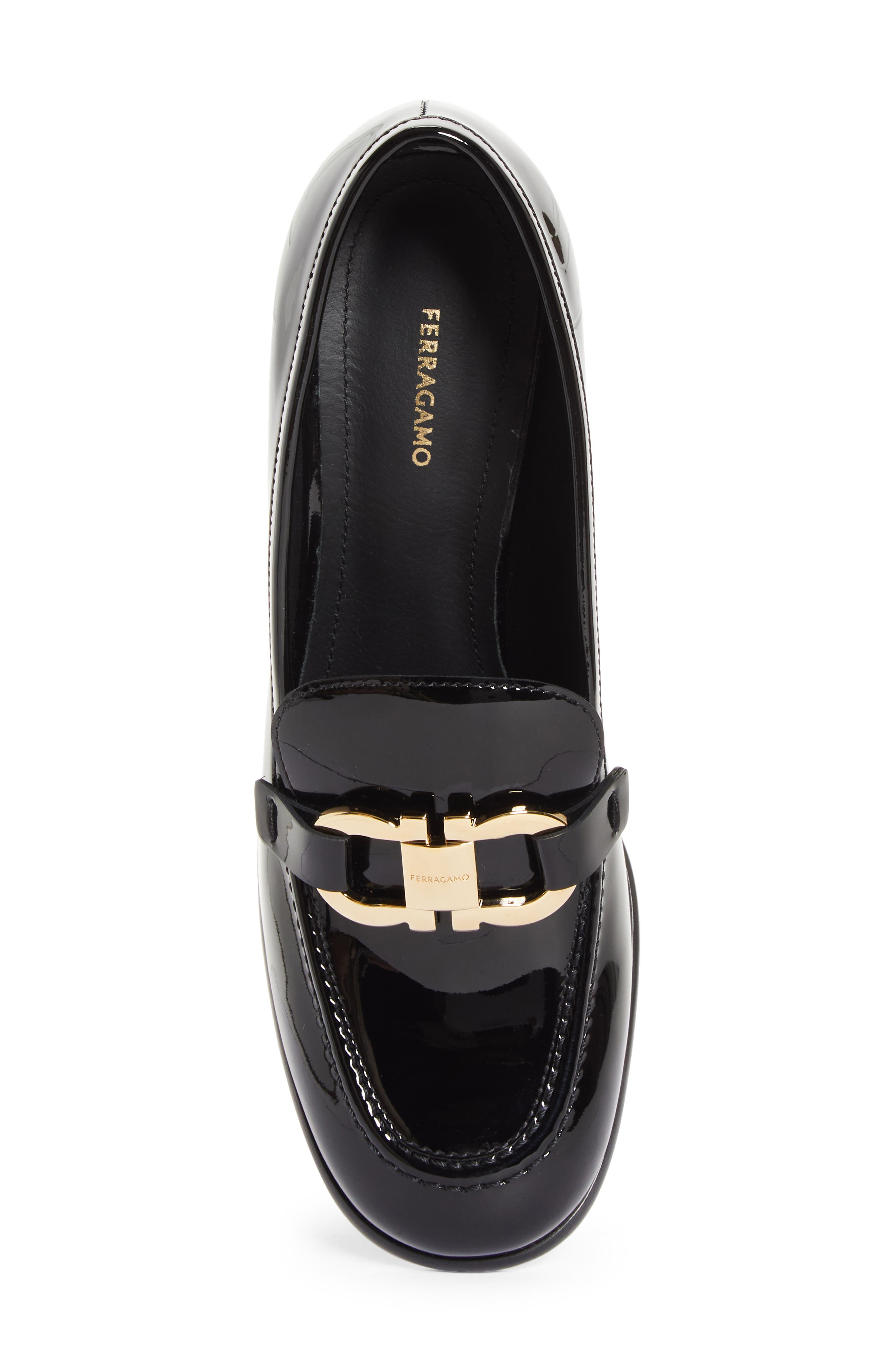 FERRAGAMO Marlena Patent Loafer Pump (Women) | Nordstromrack