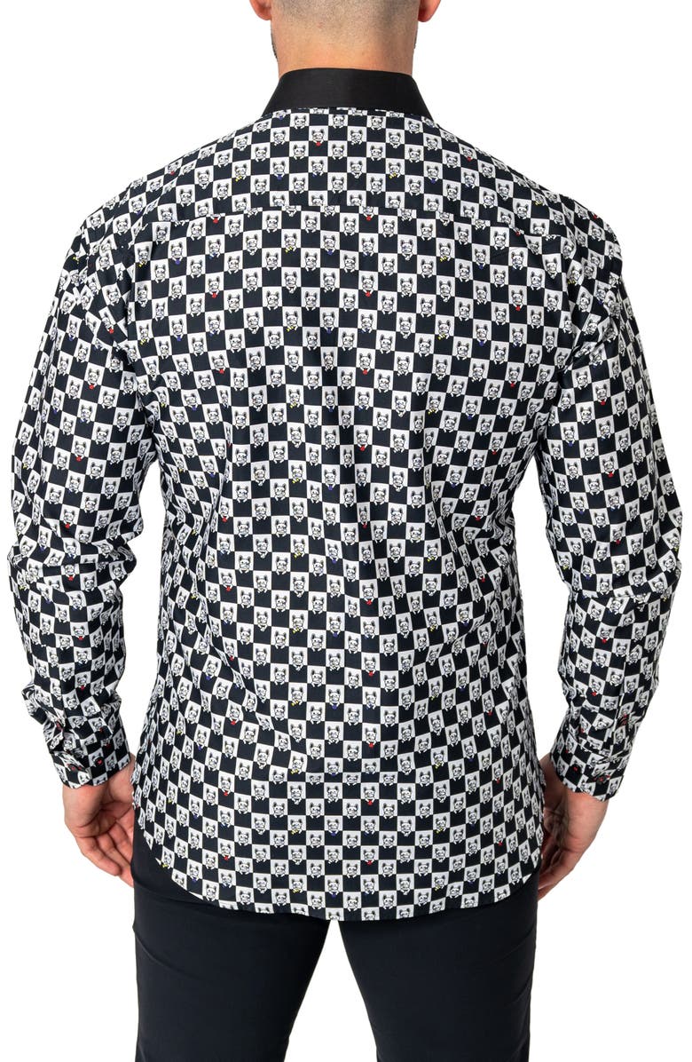 Maceoo Fibonacci Dogcheck Regular Fit Cotton Button-Up Shirt ...