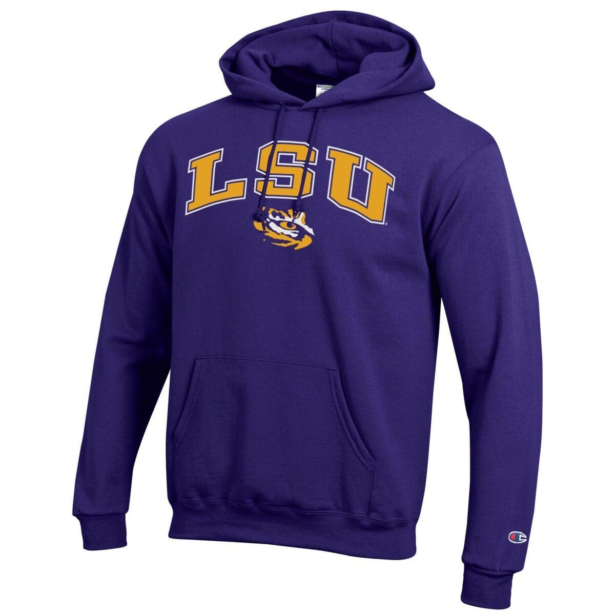 Champion Men's Champion Purple LSU Tigers Arch Over Logo Pullover ...