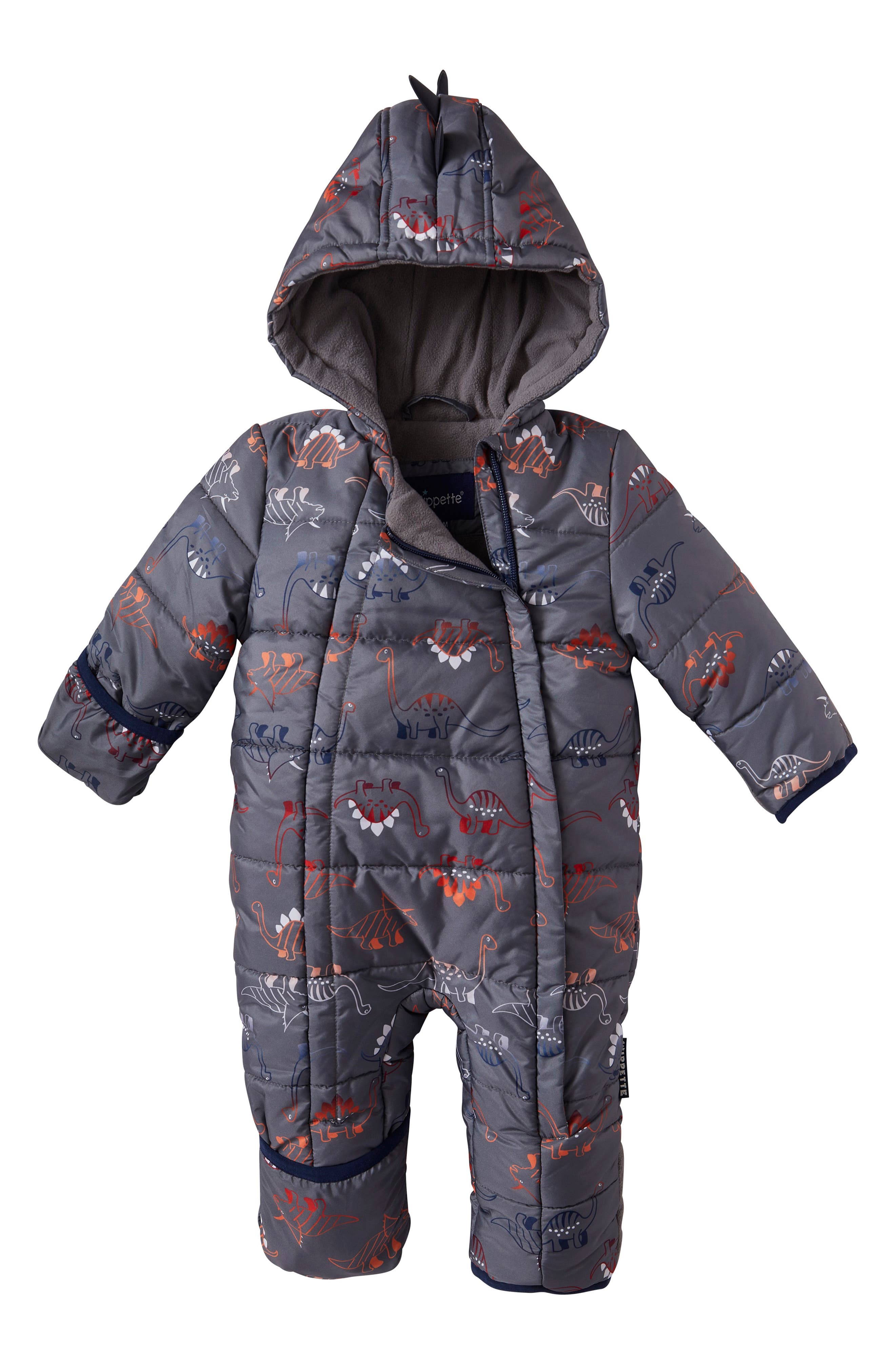 WIPPETTE Dino Print Fleece Lined Pram | Nordstromrack