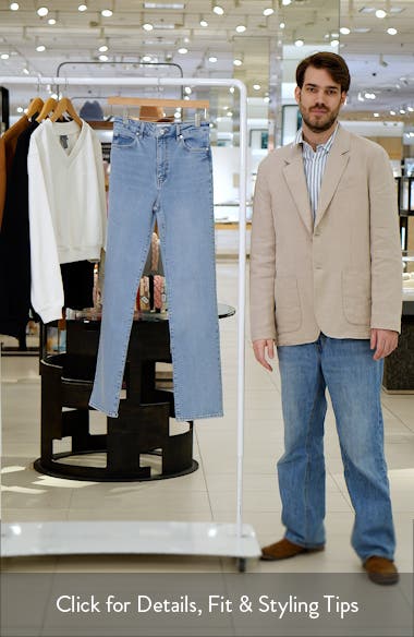 FRAME The Ruler High Waist Straight Leg Jeans | Nordstromrack