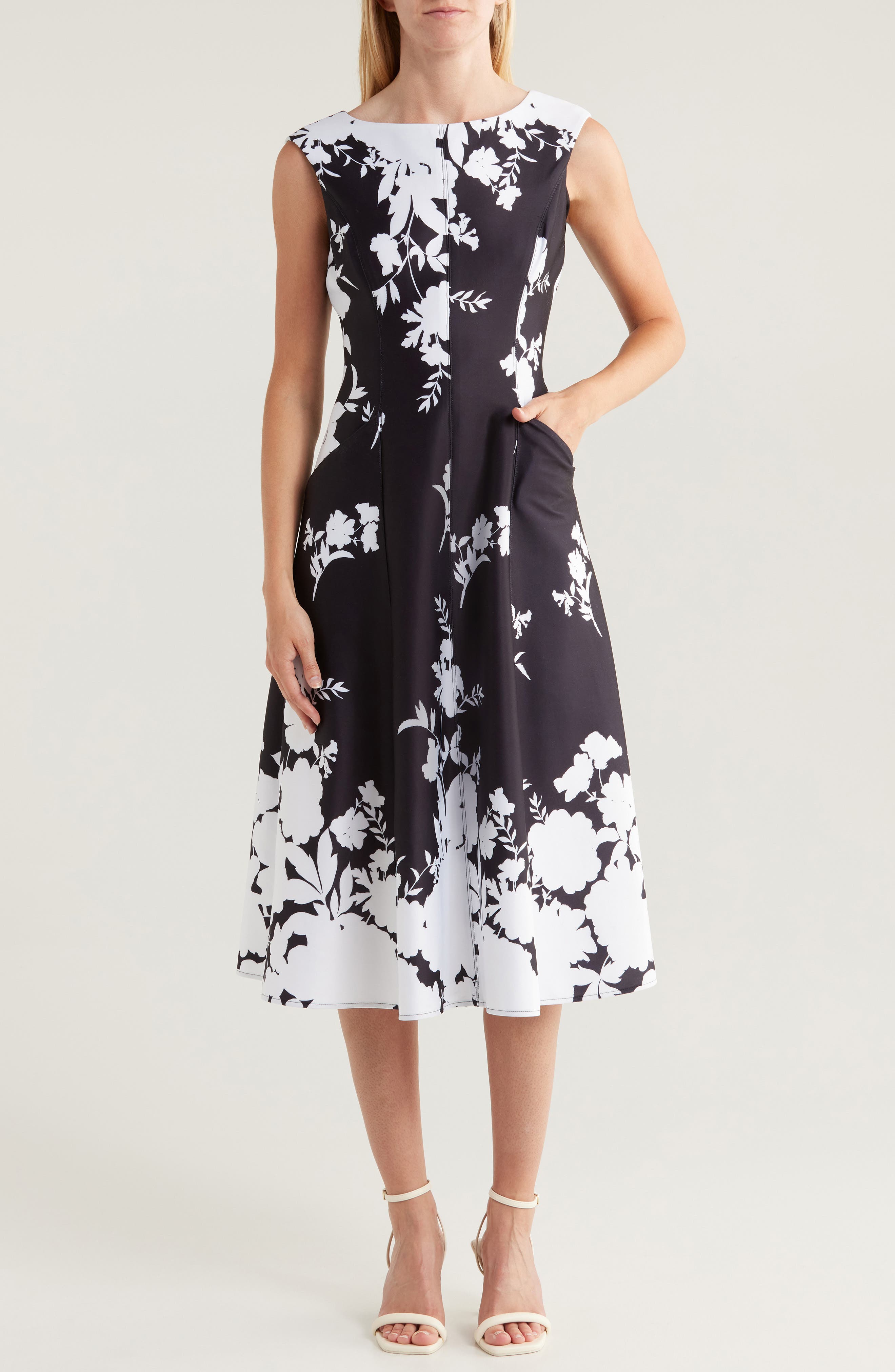 Donna Ricco Floral Scuba Dress | Nordstromrack