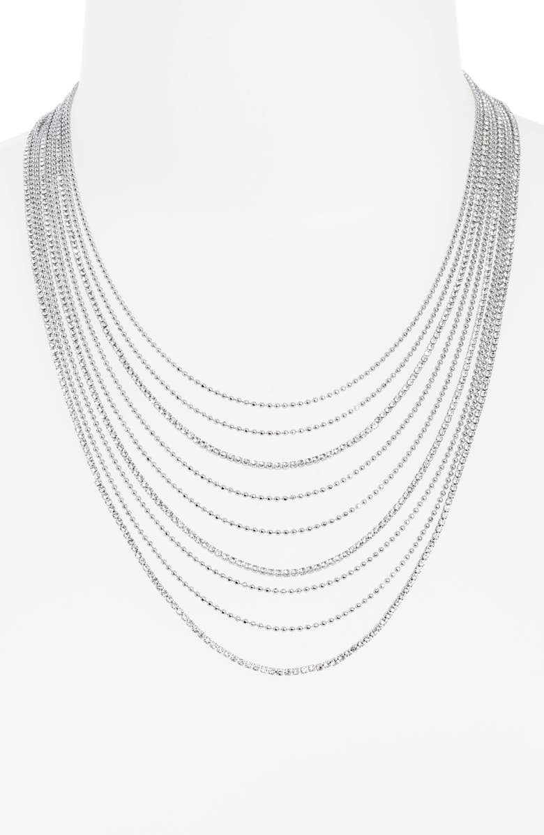 Nordstrom Tennis & Ball Chain Layered Necklace | Nordstromrack