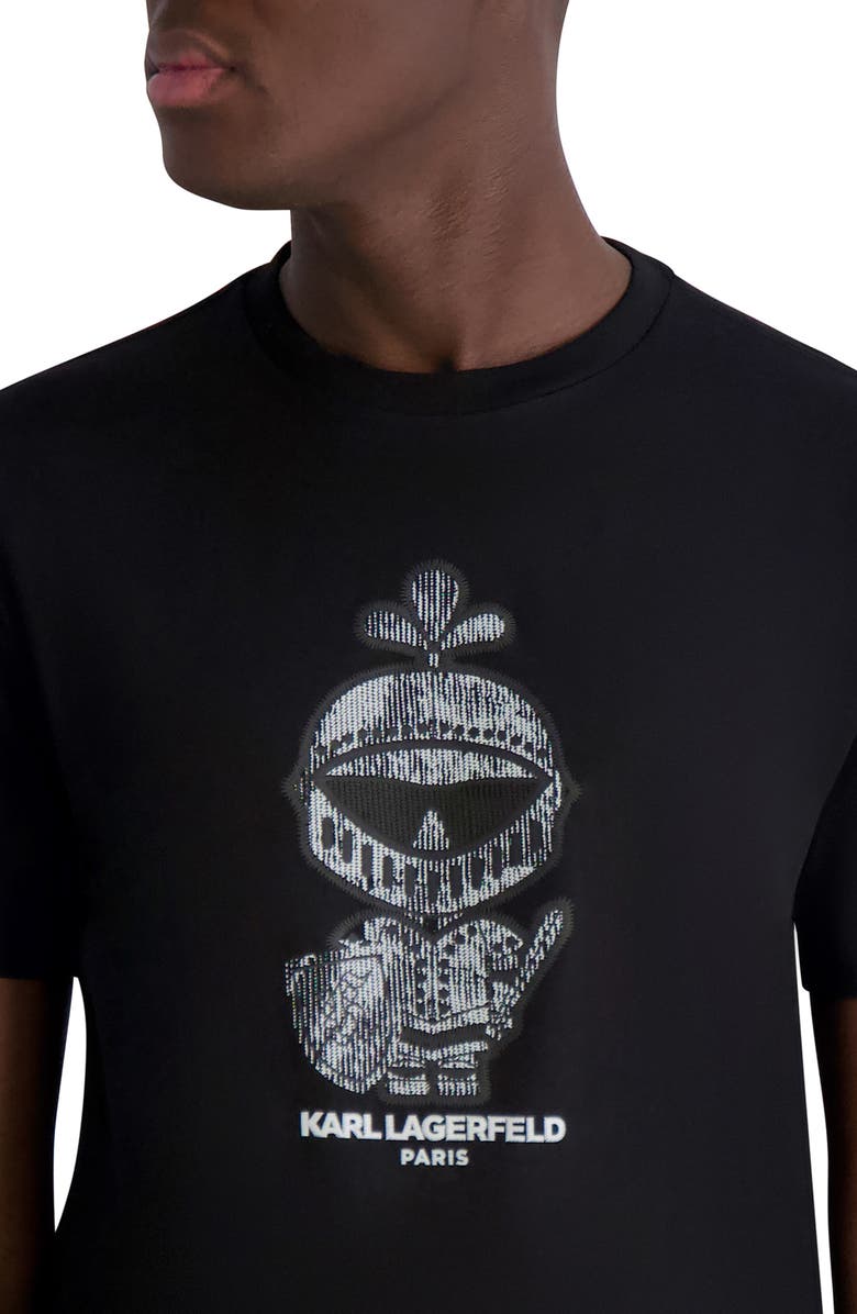 KARL LAGERFELD PARIS Karl Armour Logo Patch T-Shirt | Nordstromrack