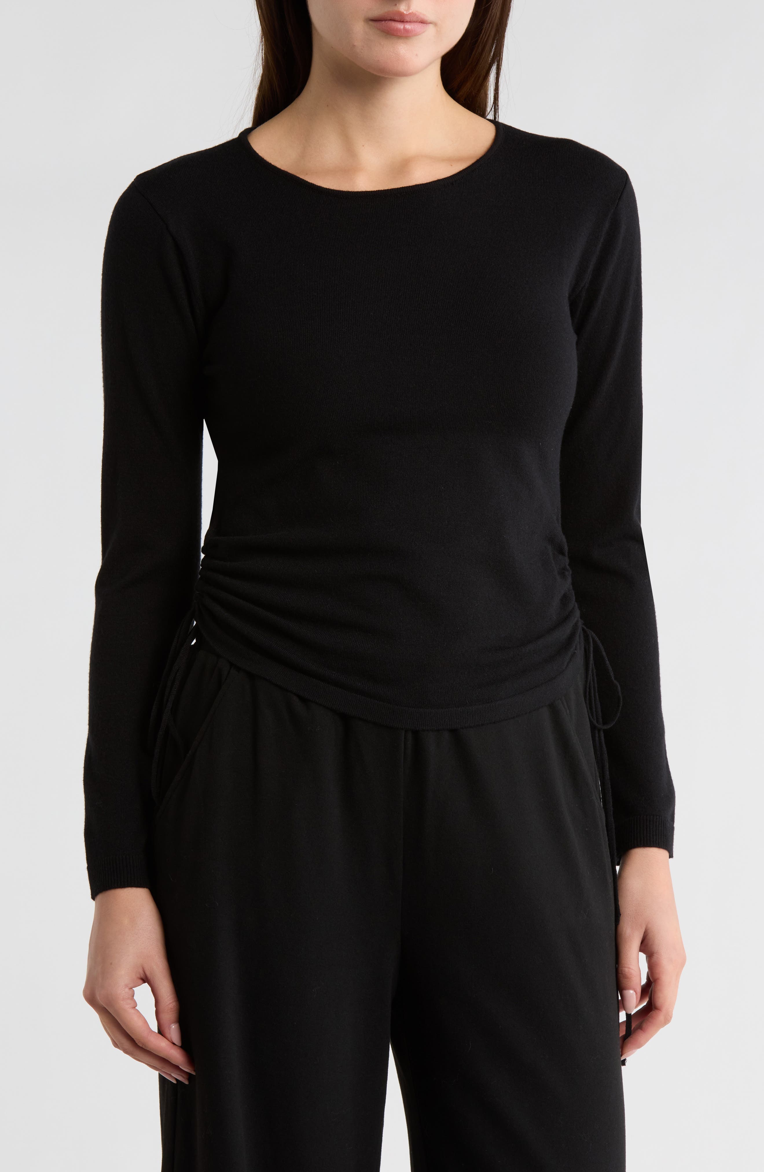MAX STUDIO Side Cinched Top | Nordstromrack