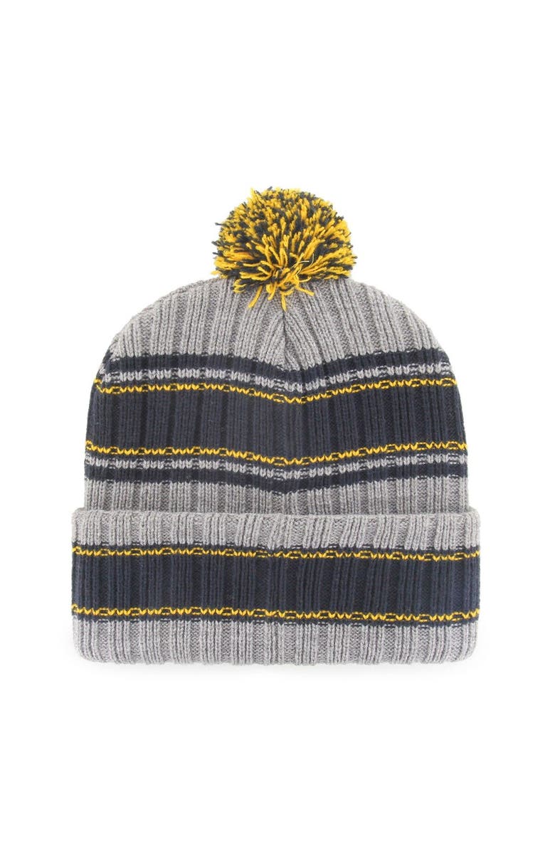 '47 Men's '47 Gray Milwaukee Brewers Rexford Cuffed Knit Hat with Pom ...
