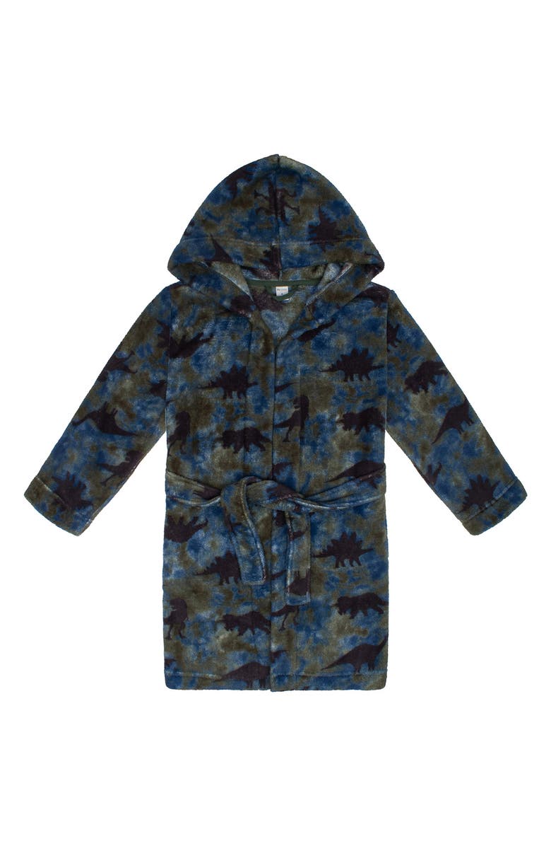 Petit Lem Fleece Dinosaur Print Robe | Nordstromrack