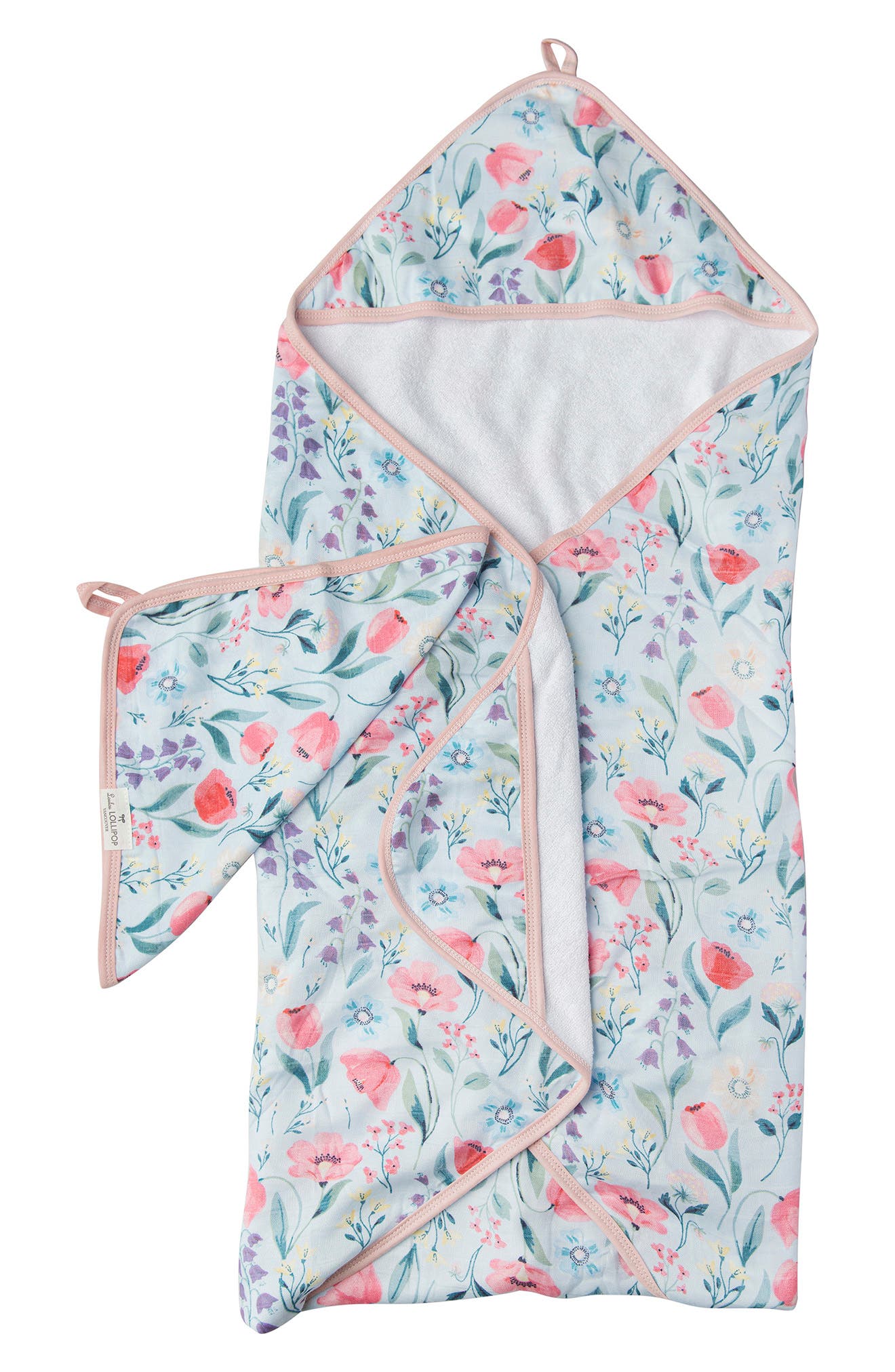 Loulou Lollipop Muslin Hooded Towel & Washcloth Set | Nordstromrack