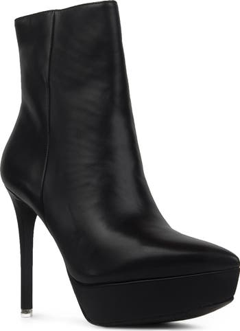 BLACK SUEDE STUDIO Winnie Pointed Toe Platform Bootie (Women ...