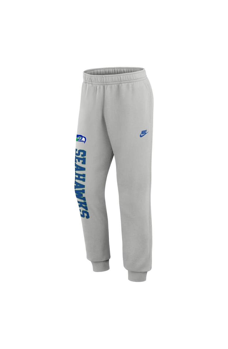 Nike Men's Nike Silver Seattle Seahawks Rewind Club Fleece Joggers ...