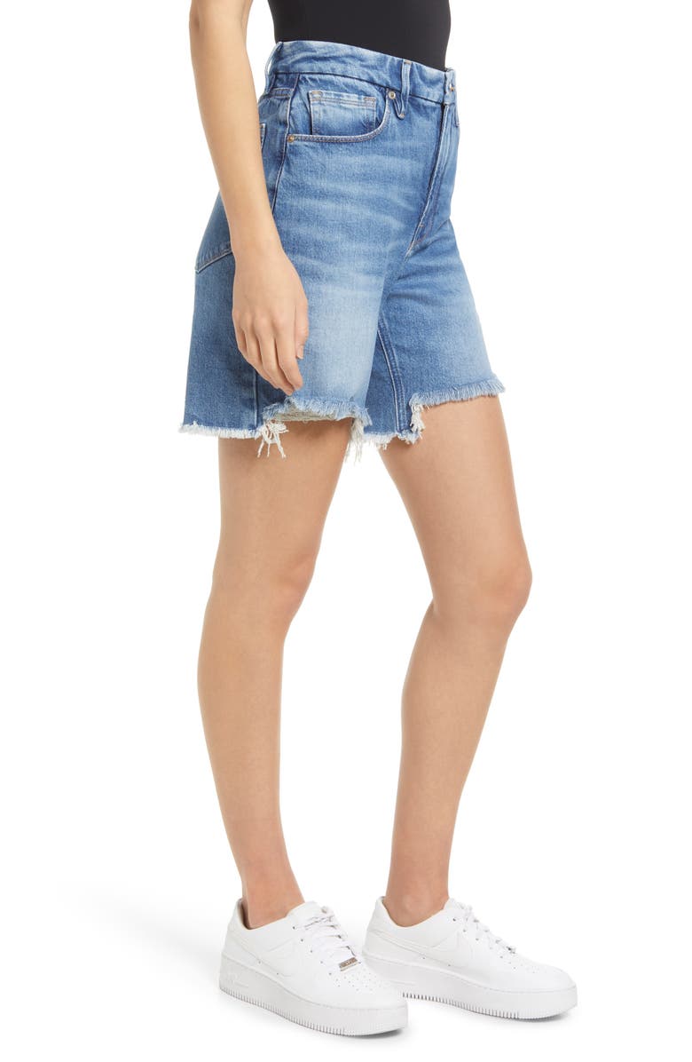 Good American 90s Icon High Waist Bermuda Shorts | Nordstromrack