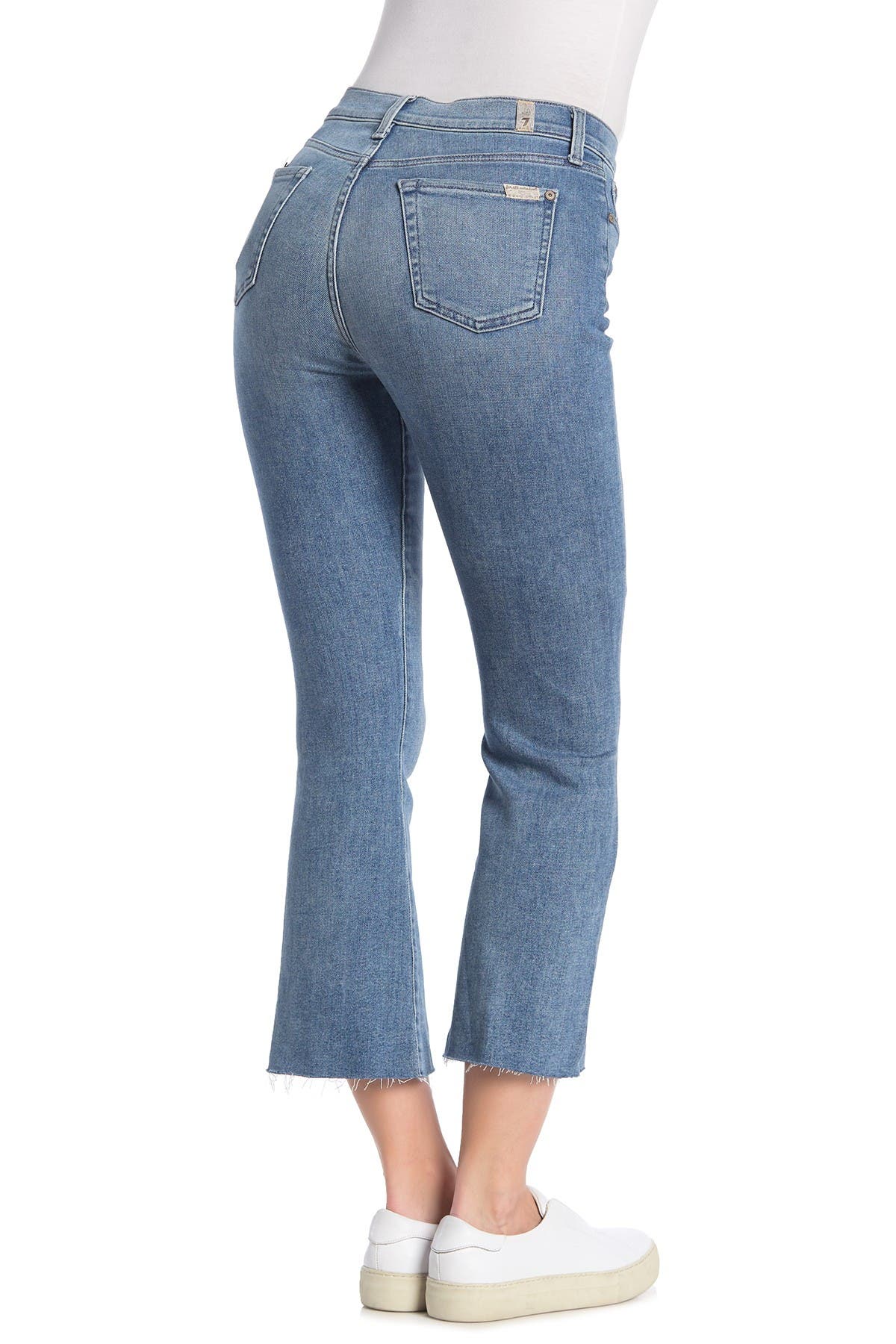 7 For All Mankind High Waist Slim Kick Cropped Flare Jeans | Nordstromrack