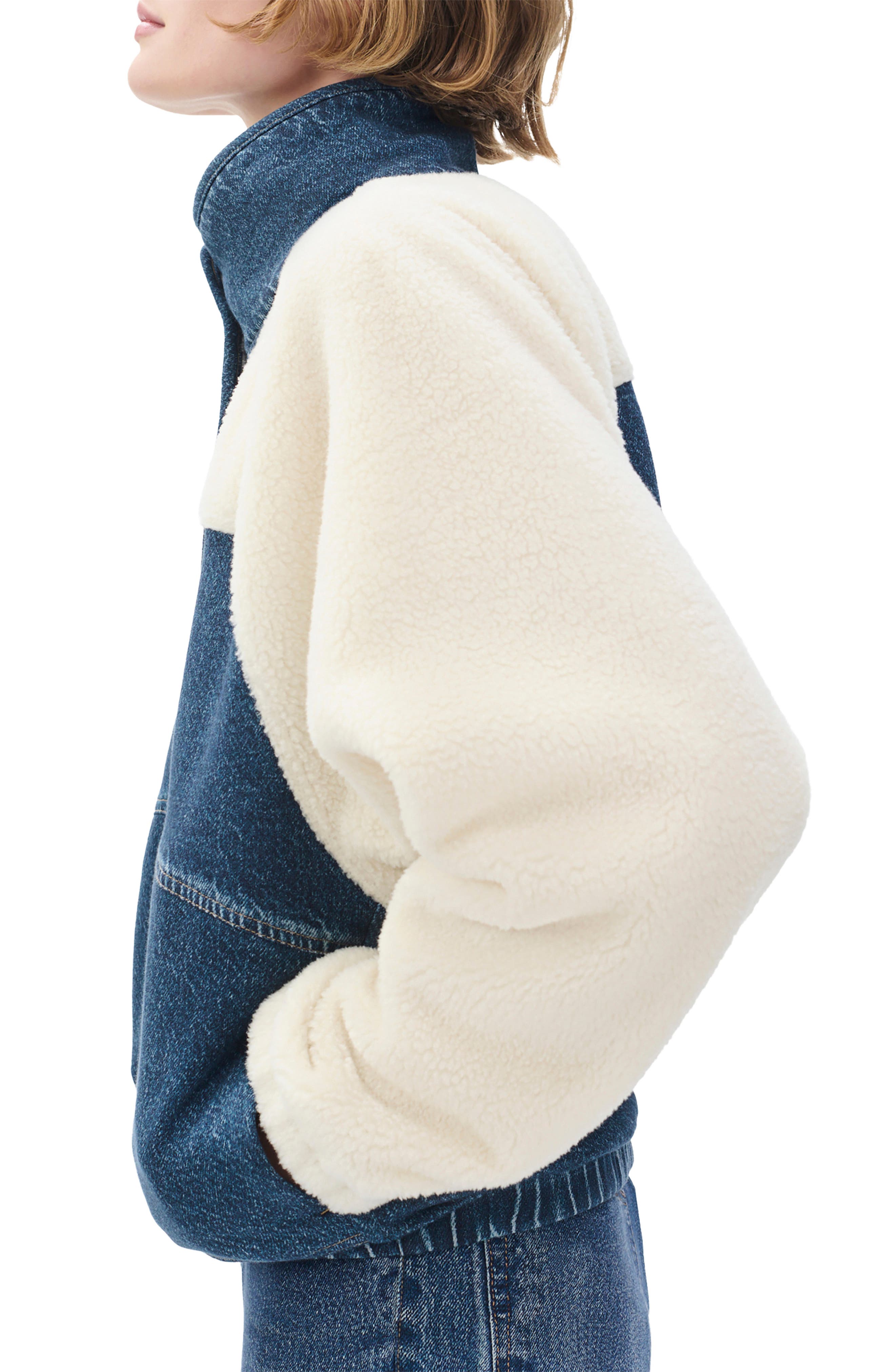 rag & bone rb Miramar High Pile Fleece Pullover | Nordstromrack