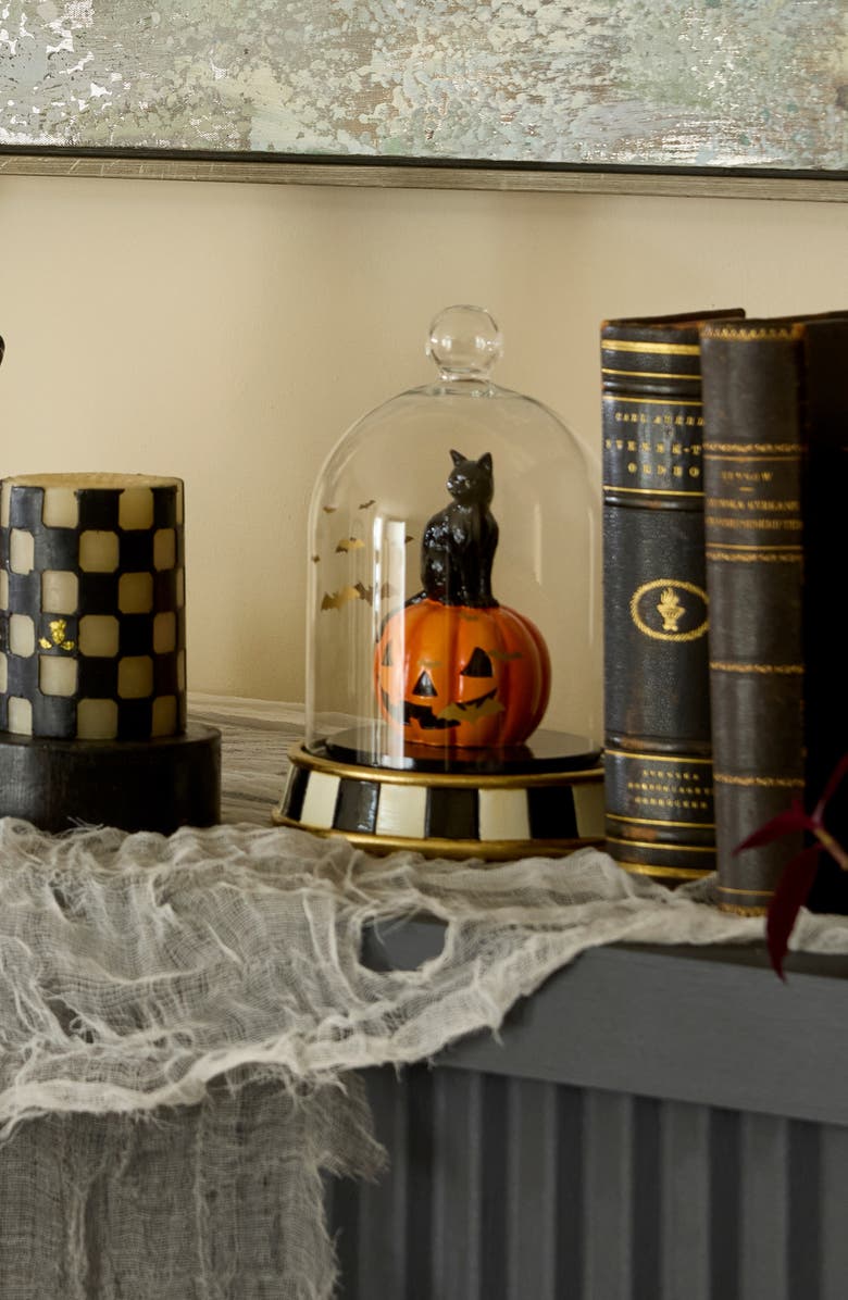 MACKENZIE CHILDS Halloween Black Cat Cloche | Nordstrom