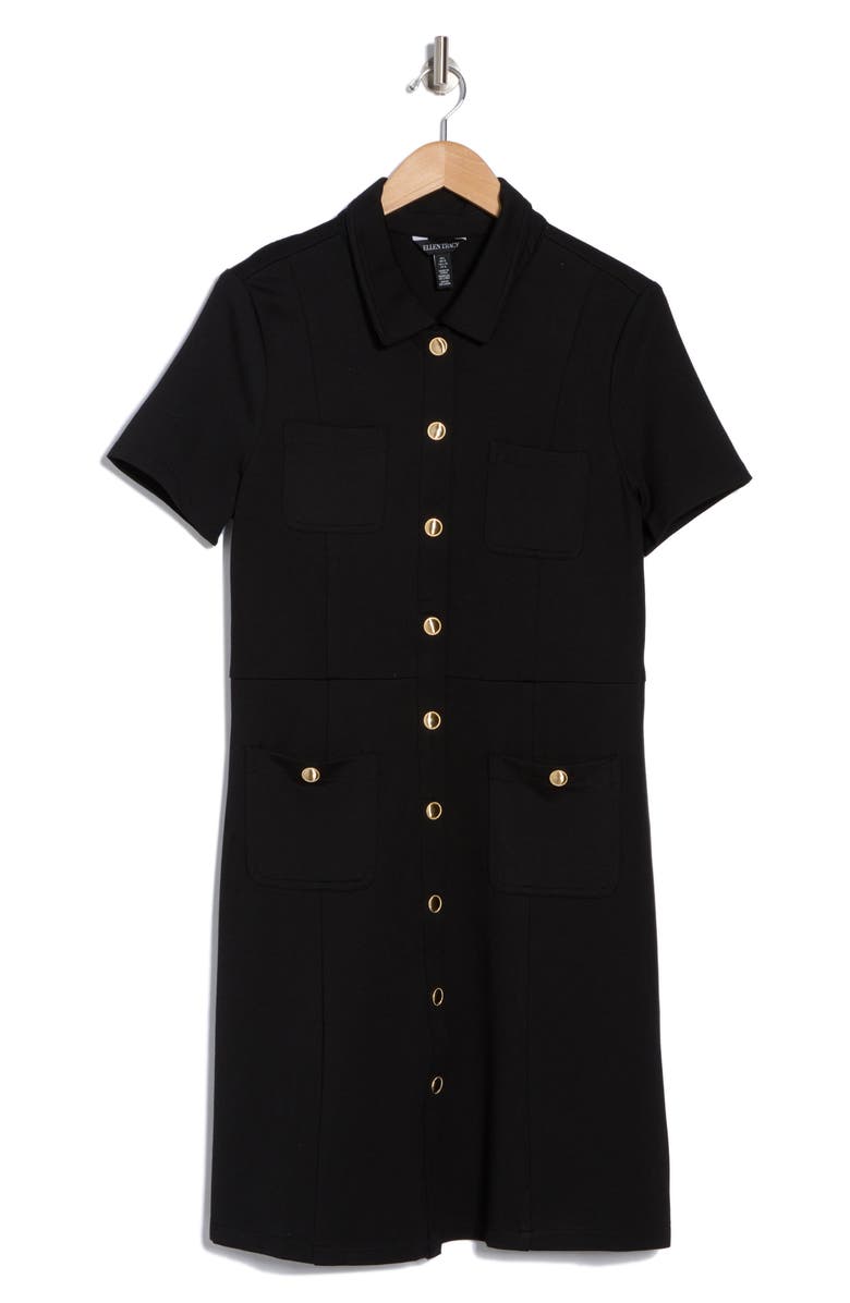Ellen Tracy Short Sleeve Shirtdress | Nordstromrack