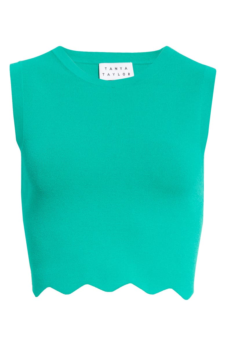 Tanya Taylor Xavier Scalloped Knit Tank | Nordstromrack