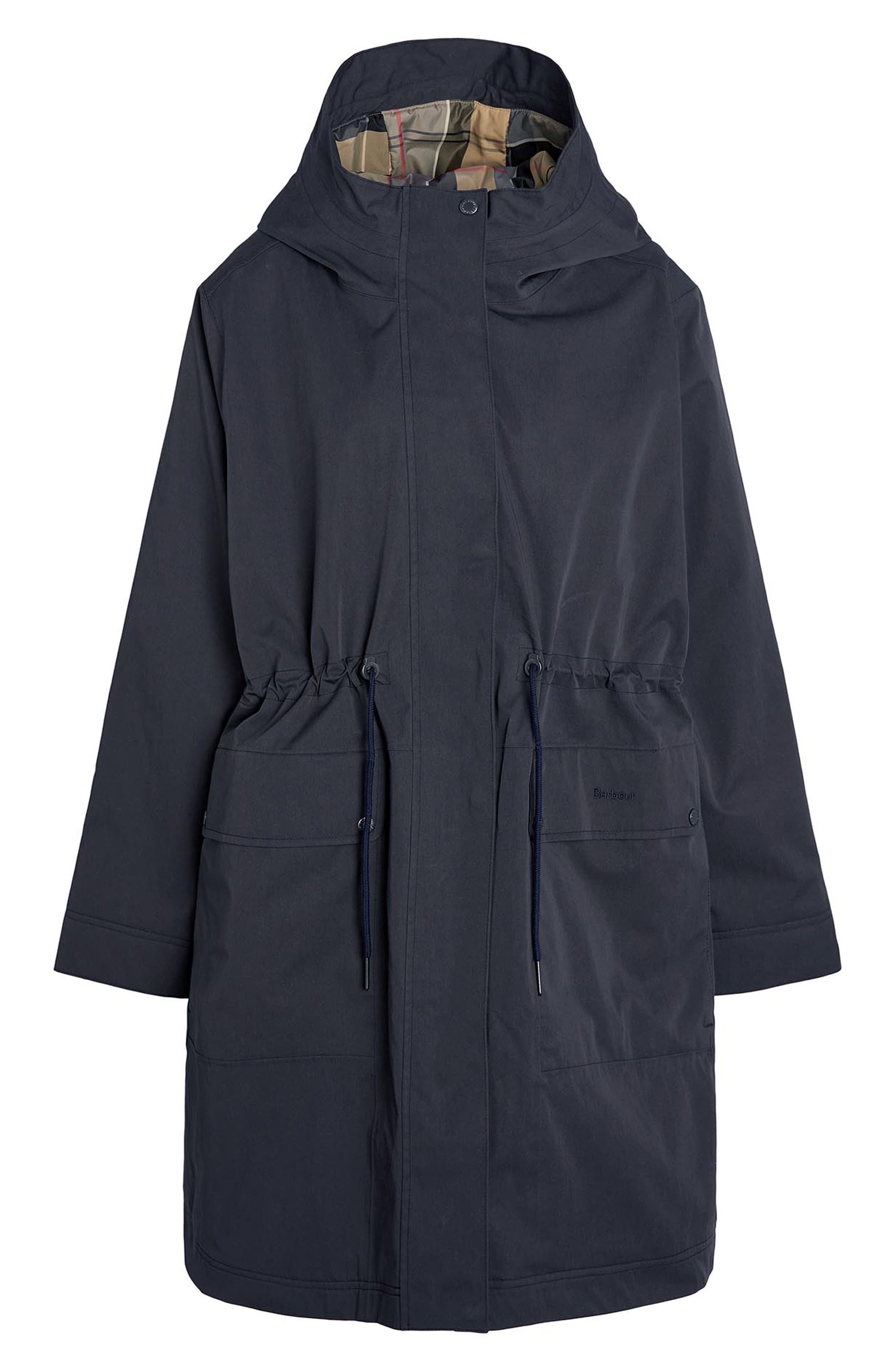 Barbour Bowlees Waterproof Longline Jacket | Nordstrom