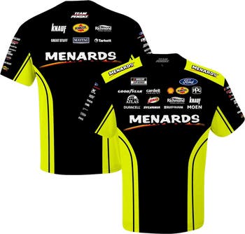 TEAM PENSKE Men's Team Penske Black Ryan Blaney Menard's Sublimated ...