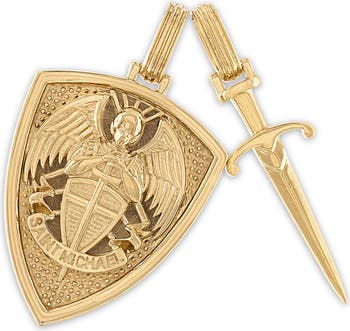 Esquire Men's Set of 2 Saint Michael & Sword Pendants | Nordstromrack