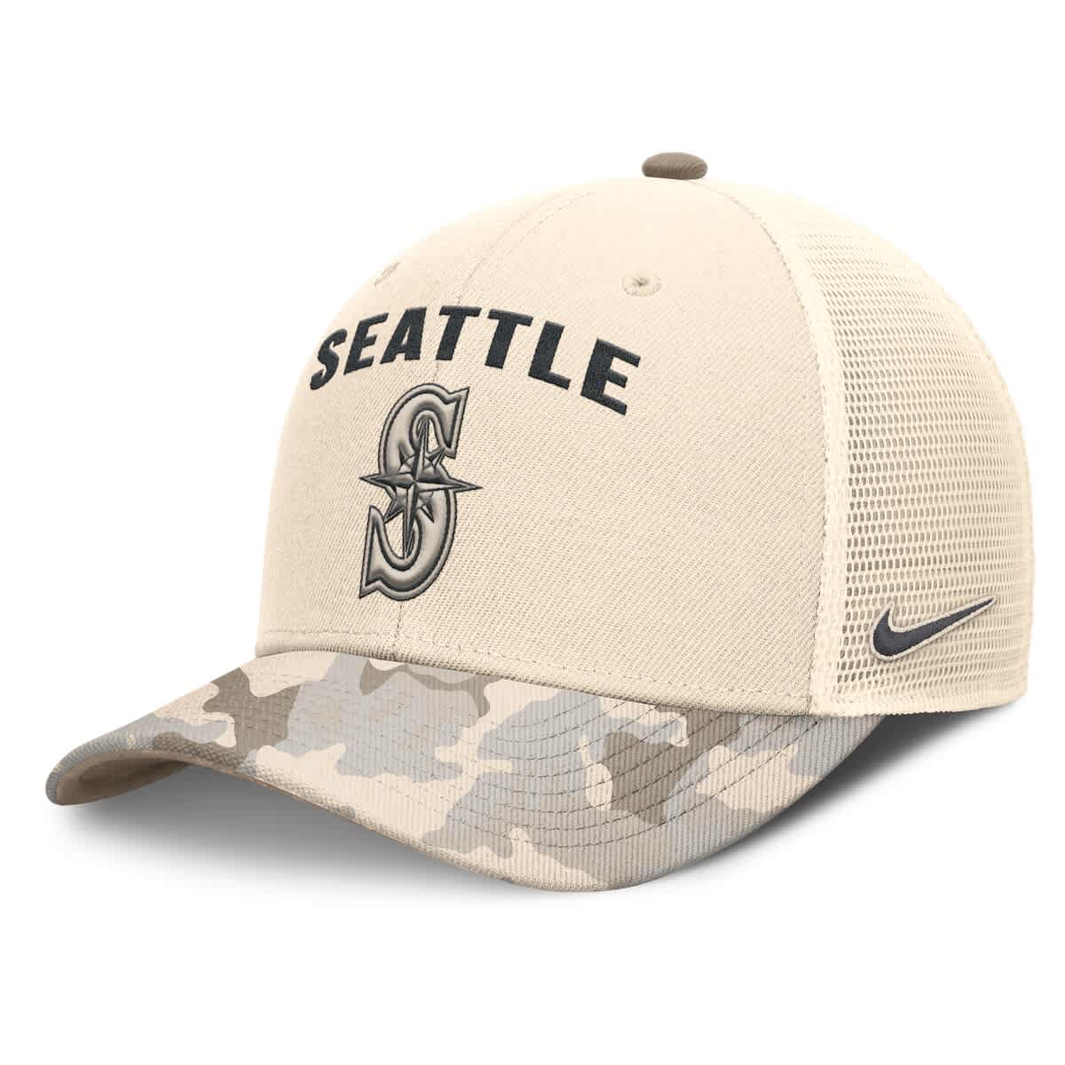 Nike Men's Nike Natural Seattle Mariners Camo Natural Pack Rise ...