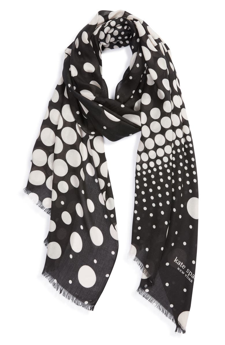 Kate Spade New York wavy dot oblong scarf | Nordstromrack