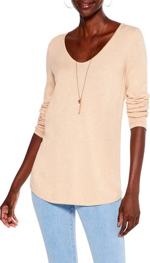 NIC+ZOE Vital V-Neck Cotton Blend Sweater | Nordstrom