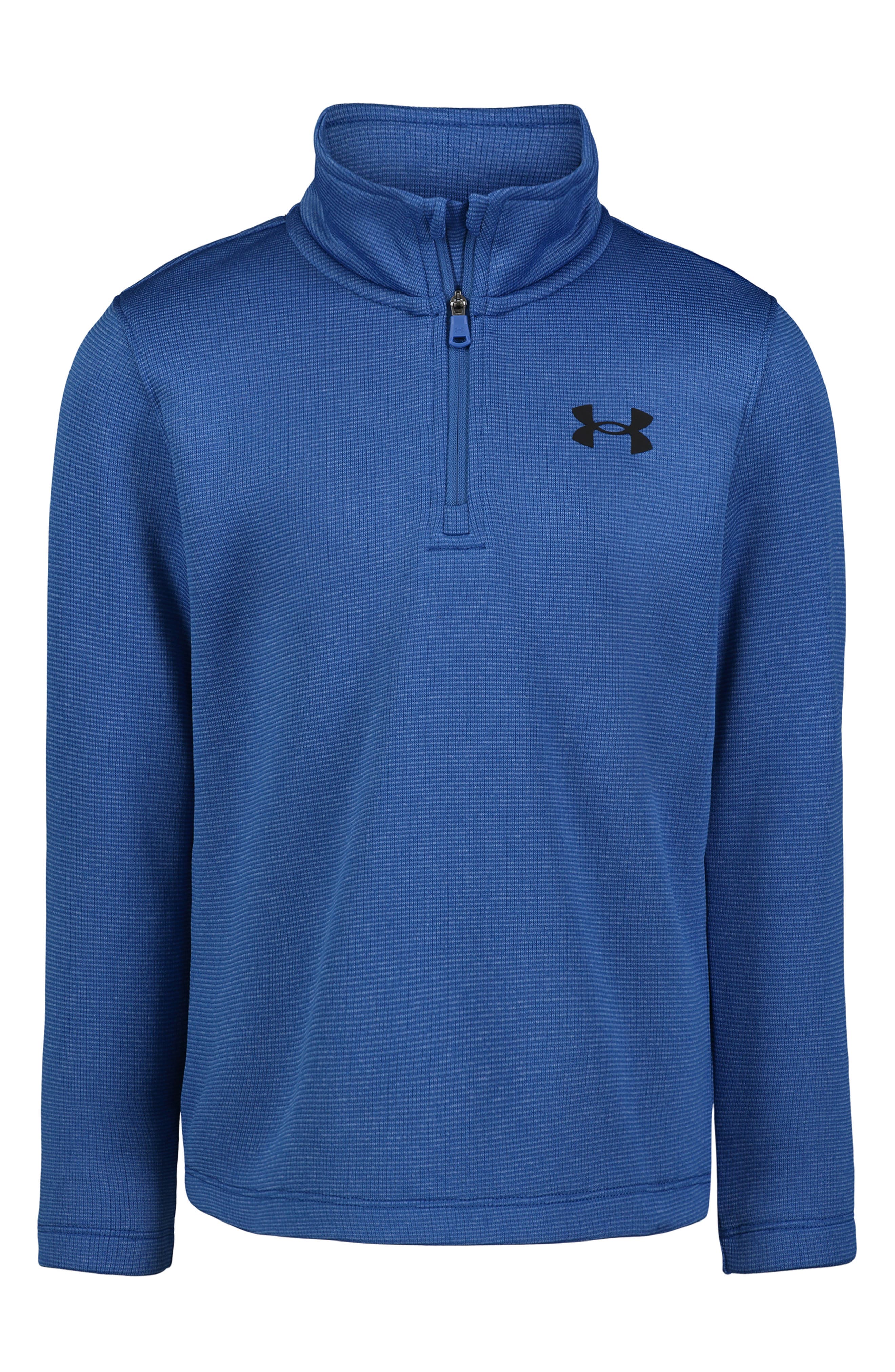 Under Armour Kids' Quarter Zip Sweater Fleece Performance Pullover ...