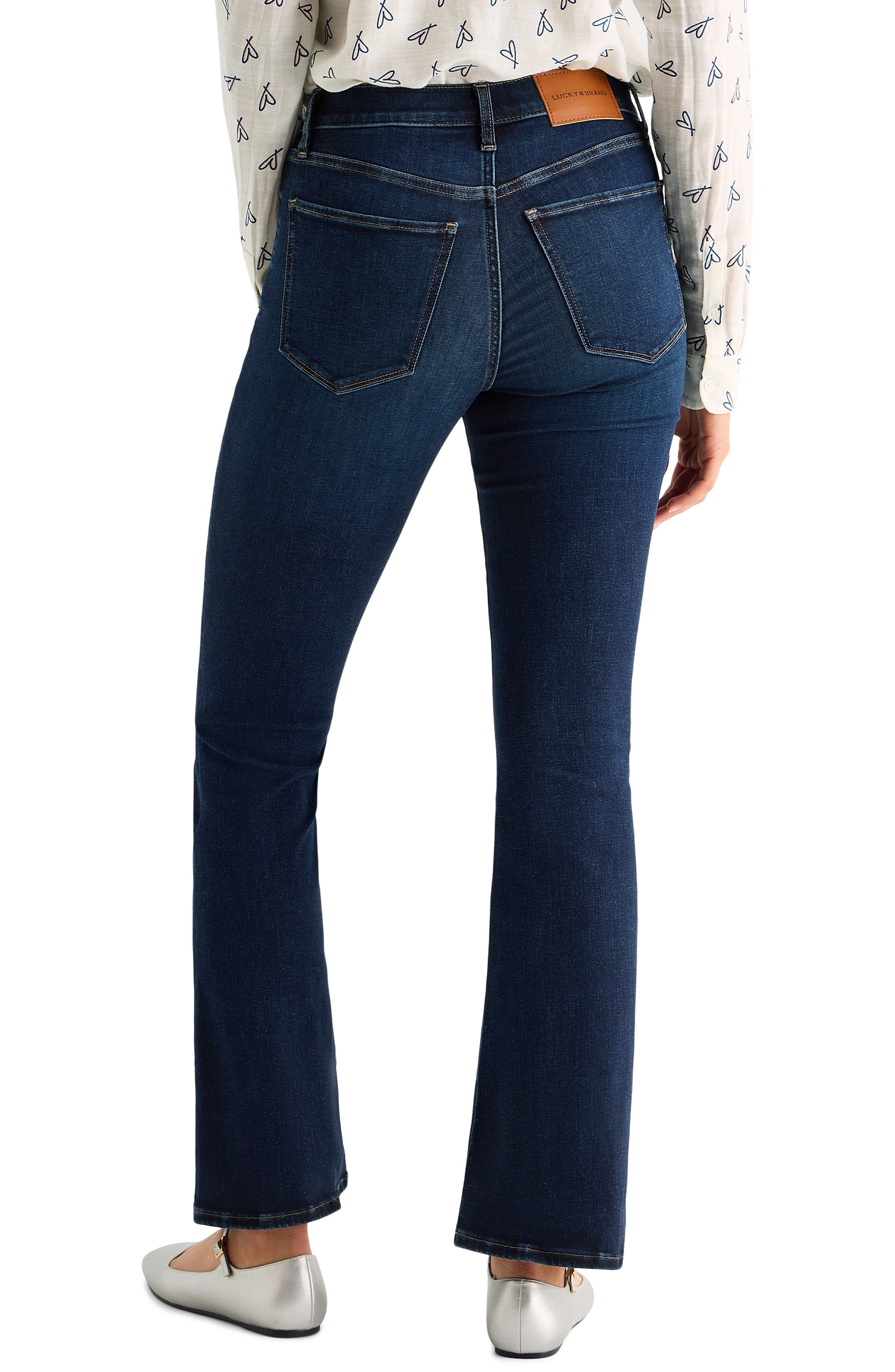 Lucky Brand Stevie High Waist Mini Bootcut Jeans | Nordstromrack