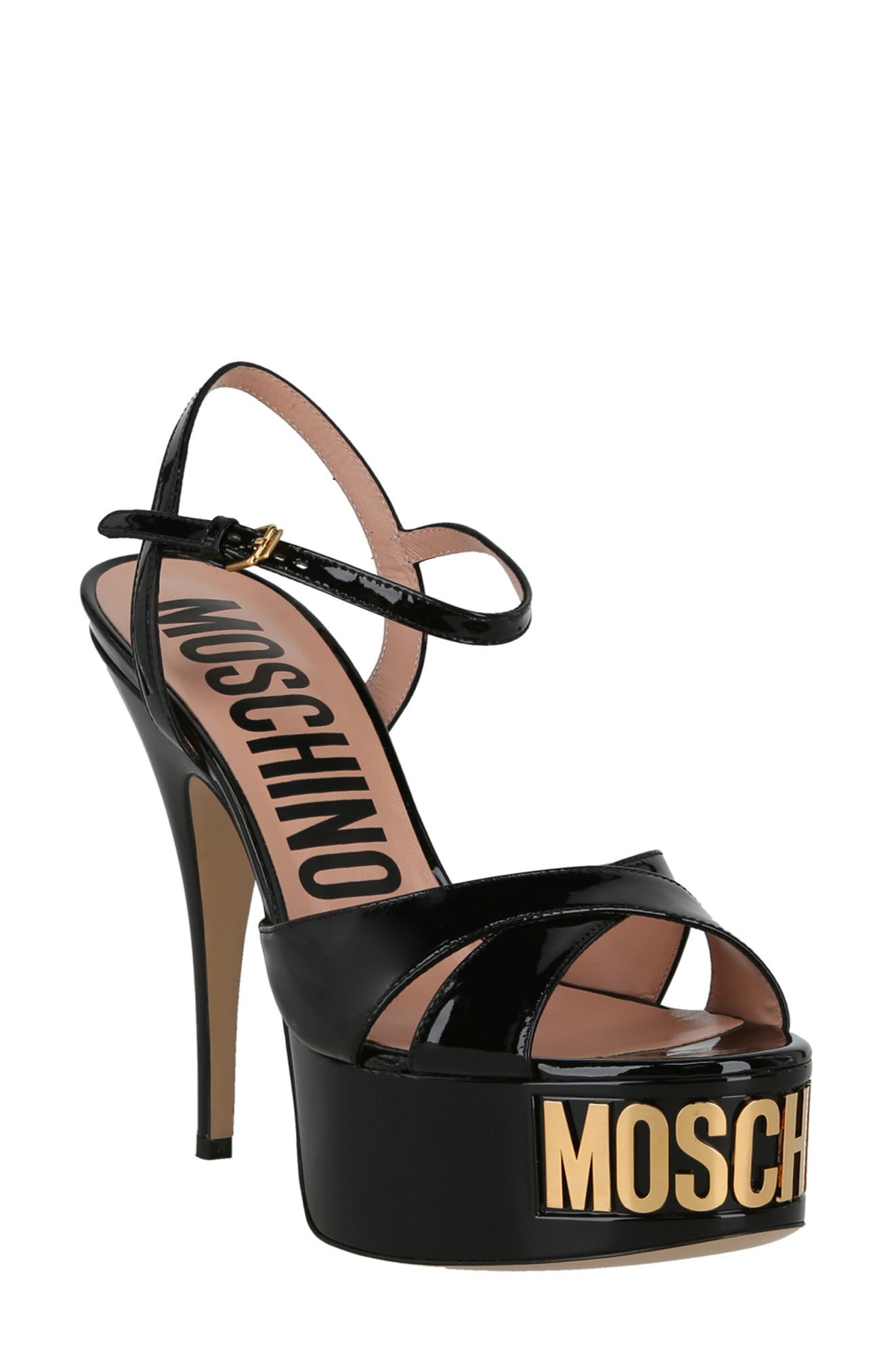 Moschino Logo Sole Platform Sandal (Women) | Nordstromrack