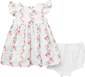 Pippa & Julie Floral Short Sleeve Dress & Bloomers Set | Nordstromrack