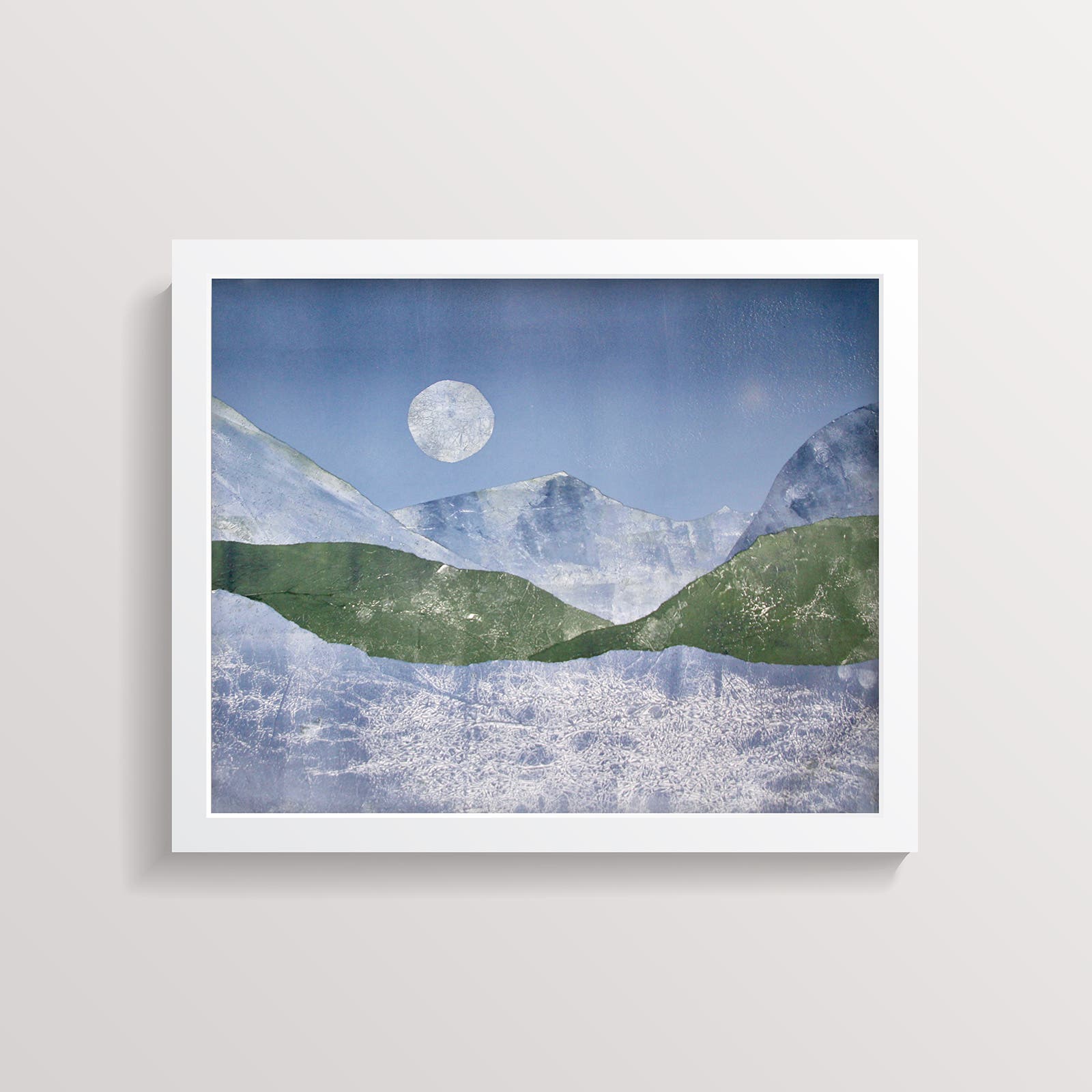 Artxtiles Cold Spring Evening Small Framed Print | Nordstrom