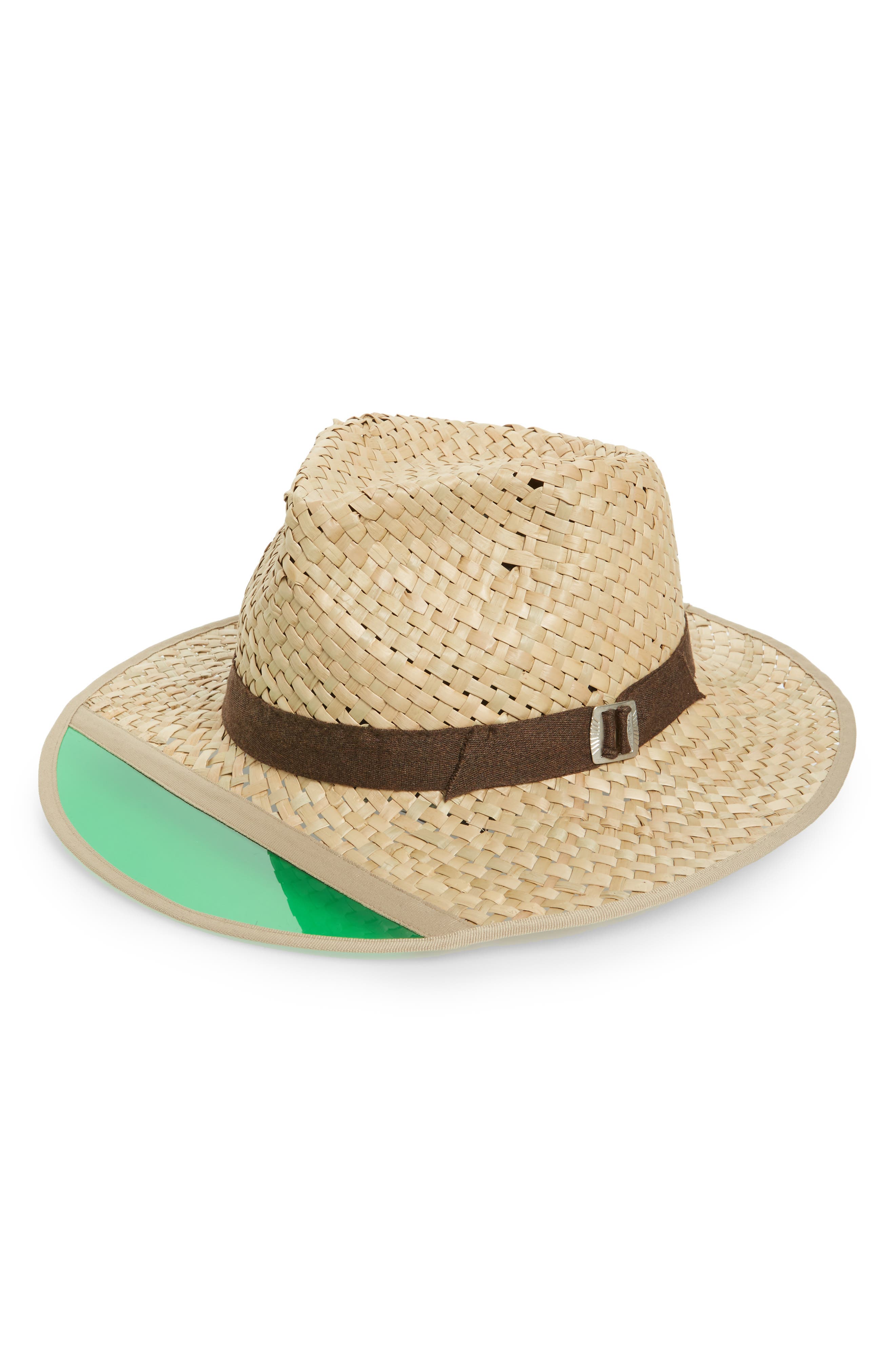 Brixton Hunter Straw Fedora | Nordstrom