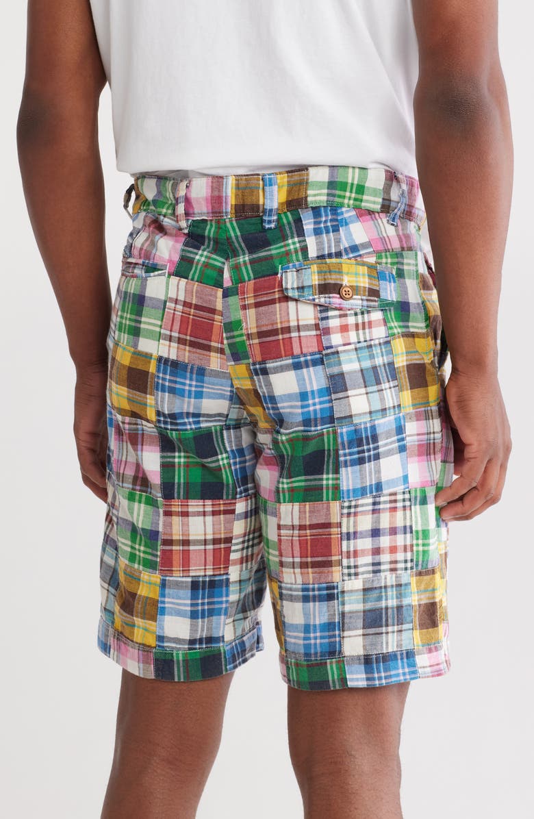 Vintage 1946 Acid Wash Patchwork Madras Plaid Shorts | Nordstromrack