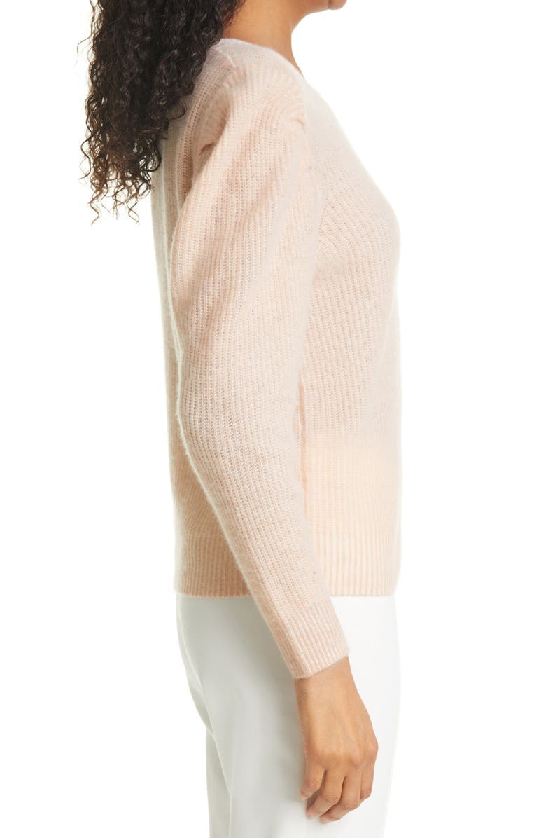 Line Label LINE Talia Puff Sleeve Cashmere Sweater | Nordstrom